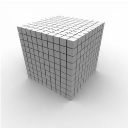 Blank cartesian coordinate system in two Vector Image