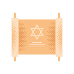 Jewish parchment judaism Royalty Free Vector Image