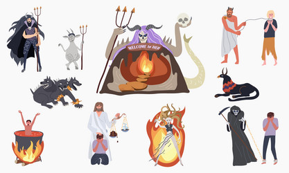 Mystic Icon Hell Vector Images (over 360)