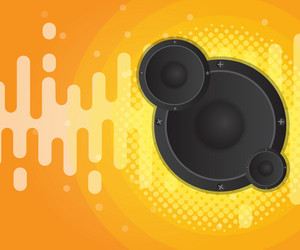 Sound speaker Royalty Free Vector Image - VectorStock