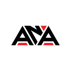 Ana logo letter design Royalty Free Vector Image