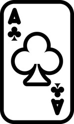 Clover Ace Cards Vector Images (over 1,200)