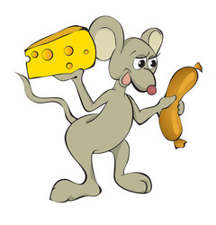 Mouse Stealing Cheese Vector Images (54)
