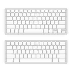 Computer Keyboard Template Vector Images (over 3,800)