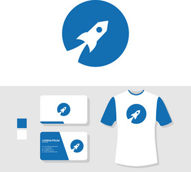 Lab rocket science logo design logo designs Vector Image