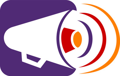 Megaphone alert Royalty Free Vector Image - VectorStock