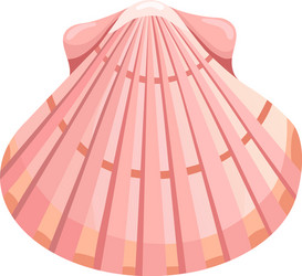 Single shell icon cartoon style Royalty Free Vector Image