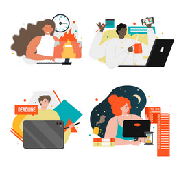 Busy Cartoon Vector Images (over 720,000)