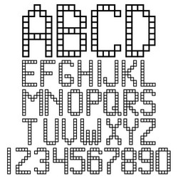 Alphabet Blocks Vector Images (over 14,000)