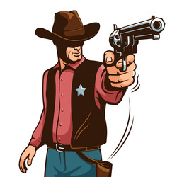 Man with gun ghetto warriors Royalty Free Vector Image