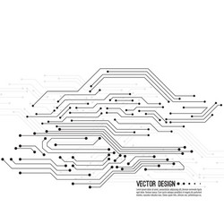 Electronic motherboard Royalty Free Vector Image