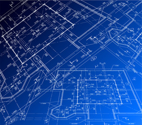 House Blueprint Wallpaper