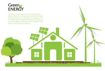 100 renewable energy label or sticker Royalty Free Vector