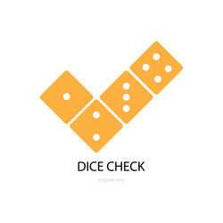 Dice logo Royalty Free Vector Image - VectorStock