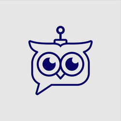 Owl logo template Royalty Free Vector Image - VectorStock