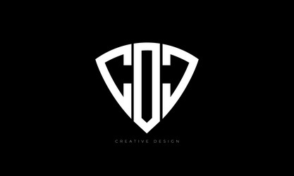 Letter design cm in circle brand concept logo Vector Image