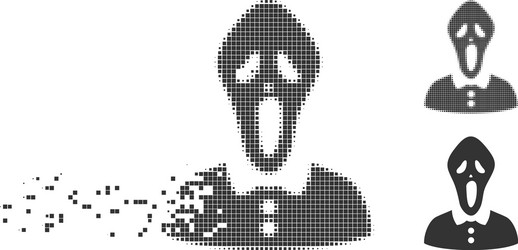 Halftone Ghost Vector Images (over 140)