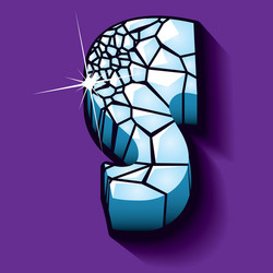 Letter Frozen Font Vector Images (over 800)