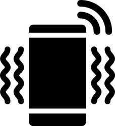Vibration icon Royalty Free Vector Image - VectorStock