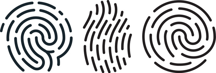 Fingerprint Ink Isolated Vector Images (over 1,300)