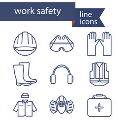 Workplace safety training concept icon Royalty Free Vector