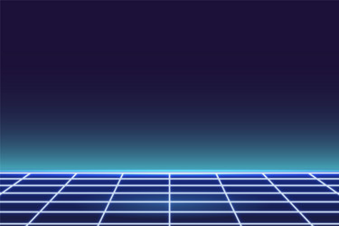 Neon Retro Grid Wallpaper Vector Images (over 980)