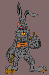 Rabbit Scary Vector Images (over 1,100)