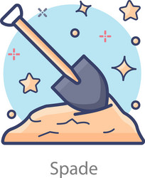 Spade data chart Royalty Free Vector Image - VectorStock