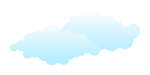 Bubble cloud icon on white background for design Vector Image