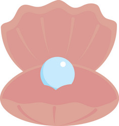 Isolated sea shelf design Royalty Free Vector Image