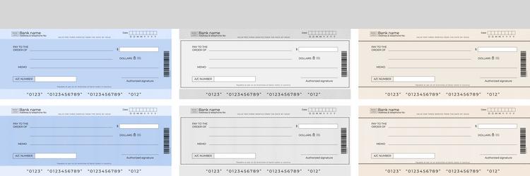 Credit card bank account statement template Vector Image