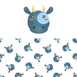 Blue Cow Pattern Vector Images (over 1,400)