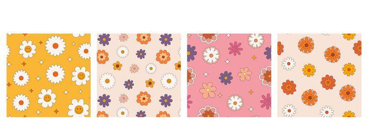Retro Daisy Vector Images (over 15,000)