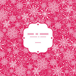Falling snow vertical frame seamless pattern Vector Image