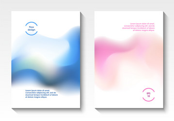 Flow design covers Royalty Free Vector Image - VectorStock