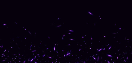 Purple fire sparks abstract glowing embers heat Vector Image