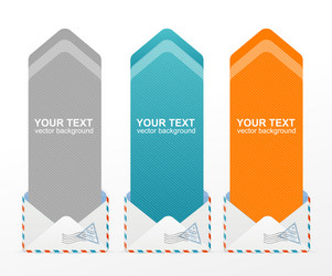 Colorful text box templates Royalty Free Vector Image