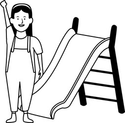 Girl Slide Vector Images (over 4,700)