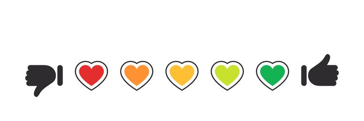 Red Yellow Green Rating Scale Vector Images (over 250)