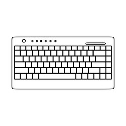 Computer Keyboard Outline Vector Images (over 11,000)