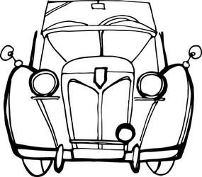 Line Drawing Antique Car Vector Images (over 140)