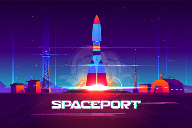 Rocketship Vector Images (over 4,600)