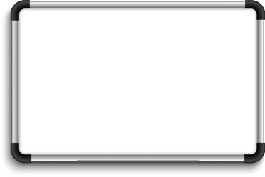 White marker board whiteboard Royalty Free Vector Image