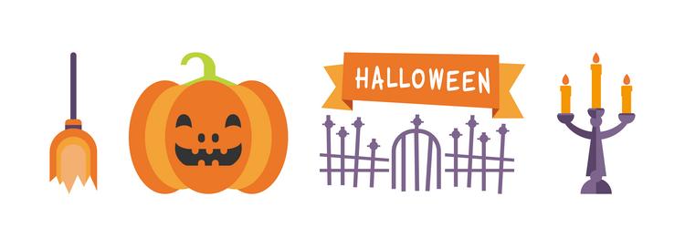 Halloween holiday creepy and scary object Vector Image