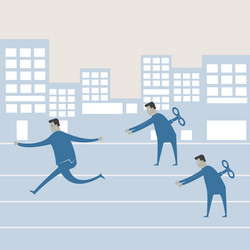 Wind up toy businessman Royalty Free Vector Image