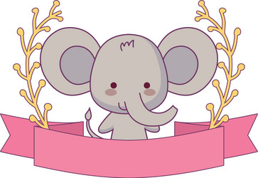 Animal Elephant Ribbon Vector Images (over 590)