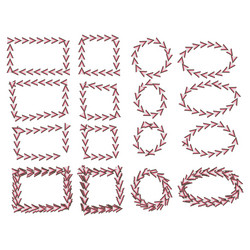 Aztec Tribal Frames Vector Images (over 8,800)