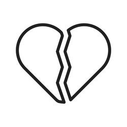 Broken Heart Outline Vector Images (over 4,300)