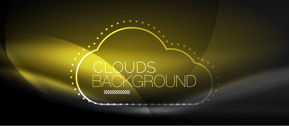 Cloud computing storage concept Royalty Free Vector Image