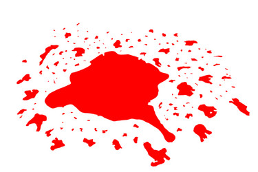 Splat and splash - sketch 02a Royalty Free Vector Image
